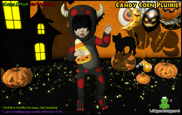 Second Life Marketplace - ! Whippersnappers ! - Candy corn plushie